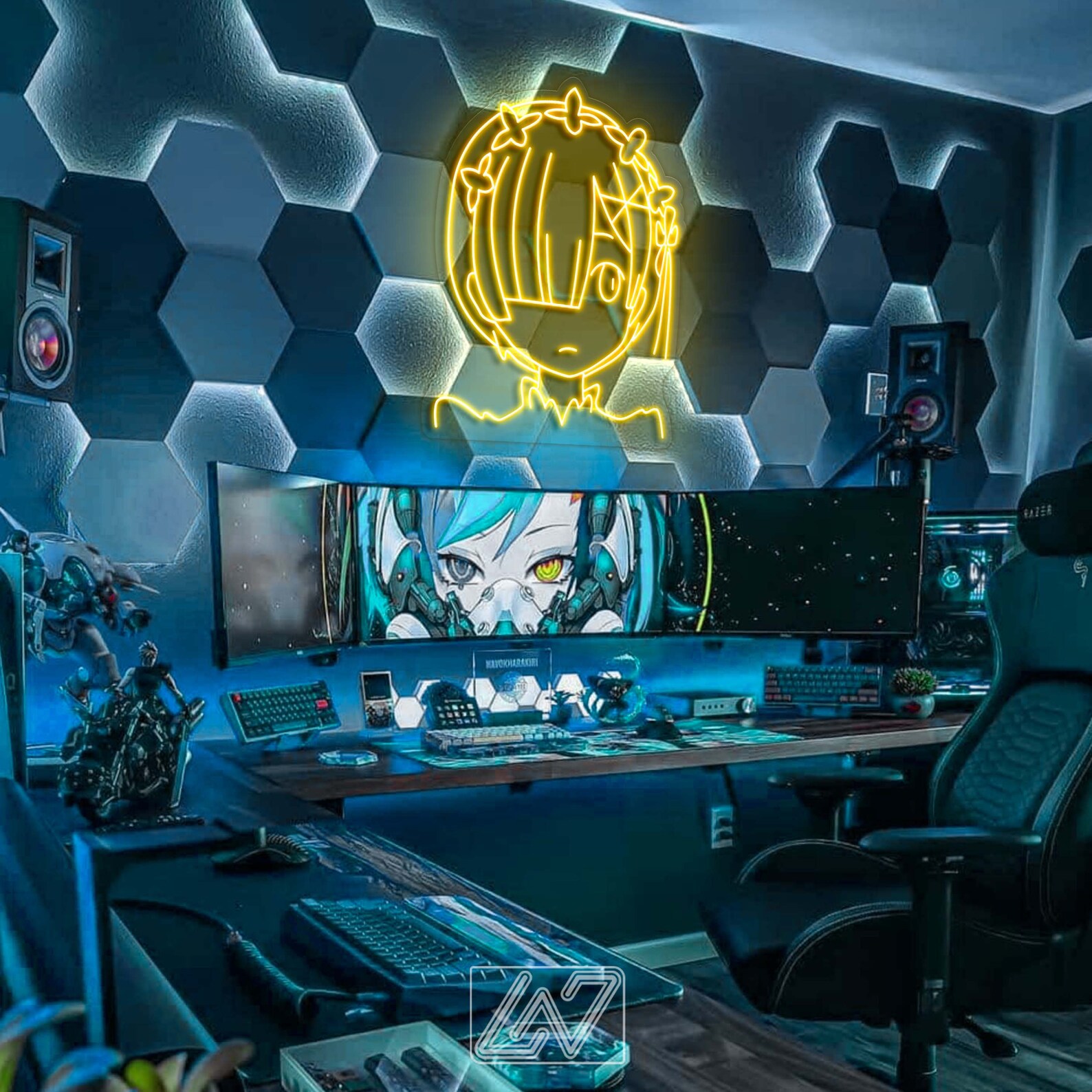 Anime Character LED Neon Signanime Neon Signanime - Etsy