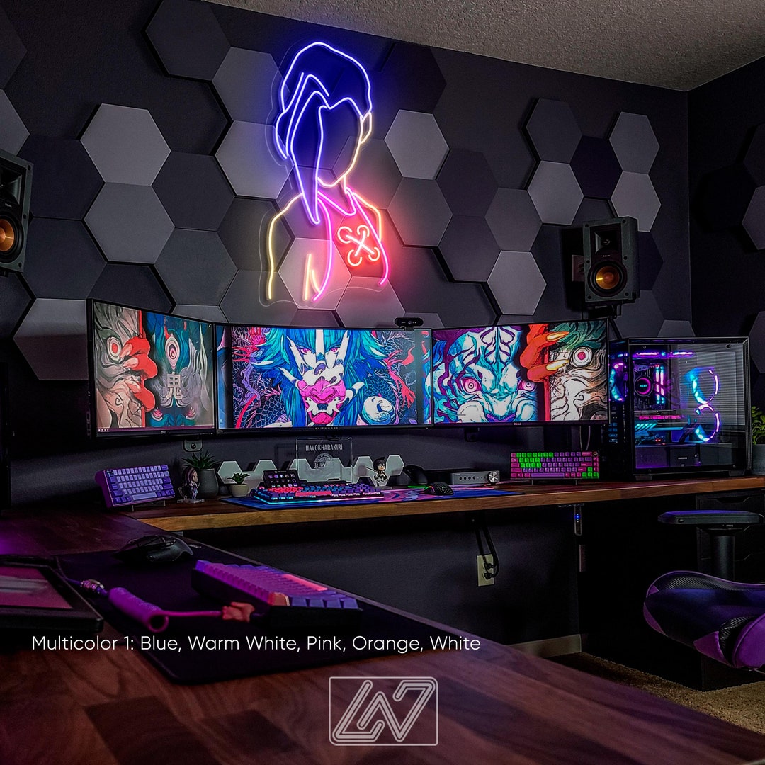 Jinx | Arcane - LED Neon Sign, Cartoon Neon Sign, Cartooncharacter ...