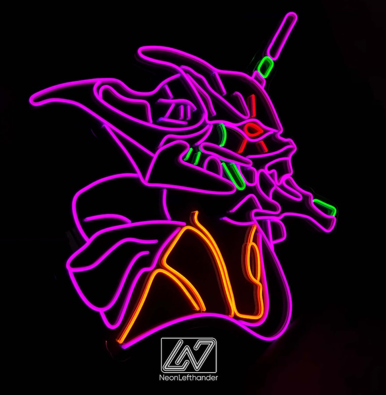Anime Character LED Neon Anime Wall Art Anime Cartoon - Etsy