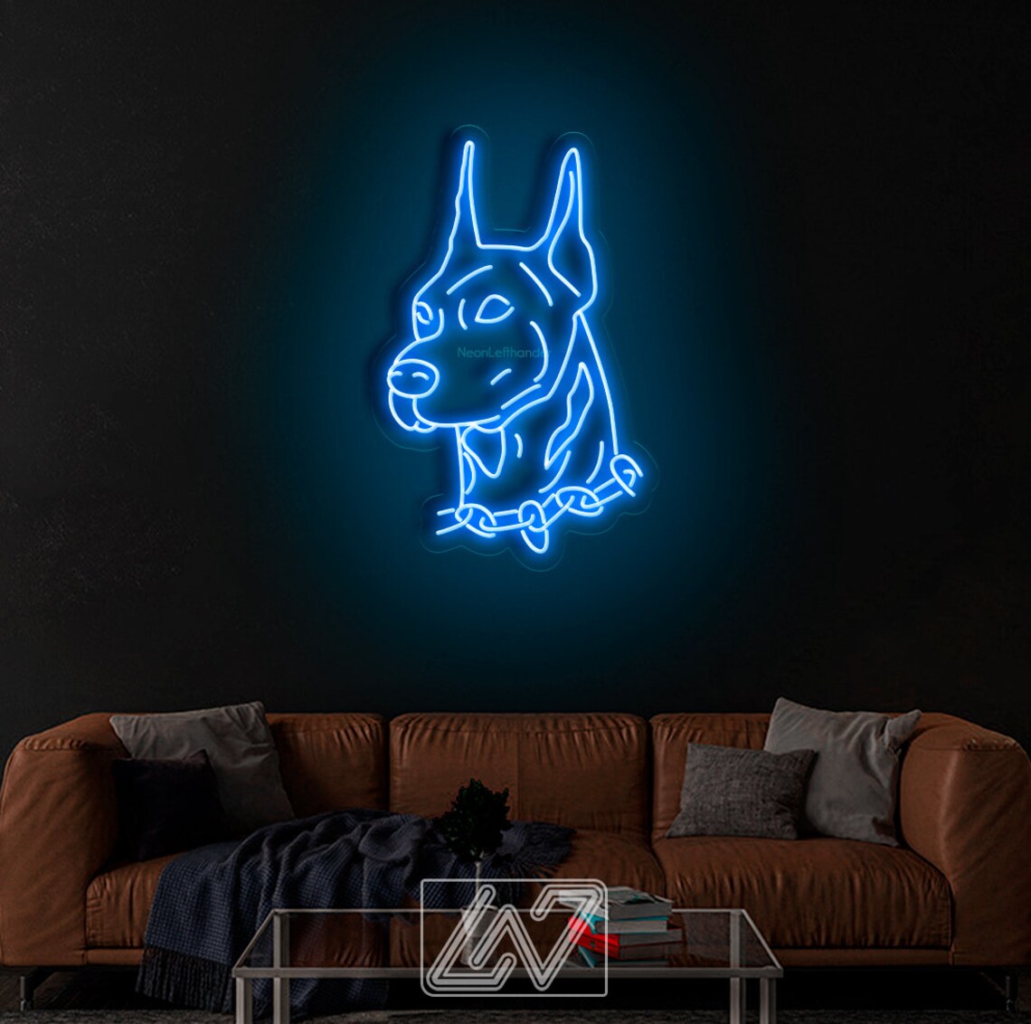 Doberman LED Neon Sign Dog Neon Sign Custom Neon Sign Pet - Etsy