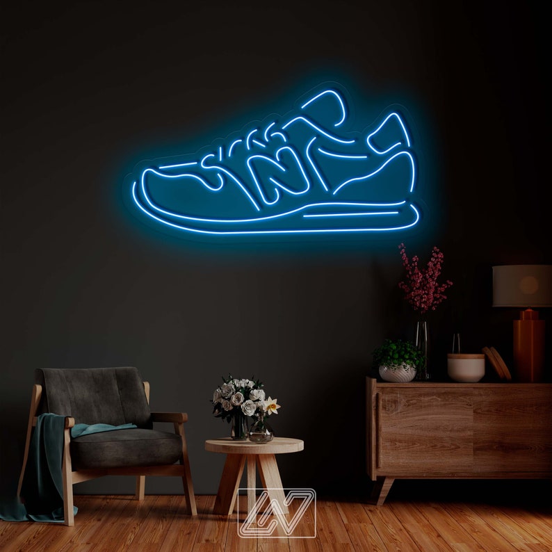 Sneaker - Neon Sign, Sneakerhead Room Led Sign, Shoes Led Sign, Sneaker ...