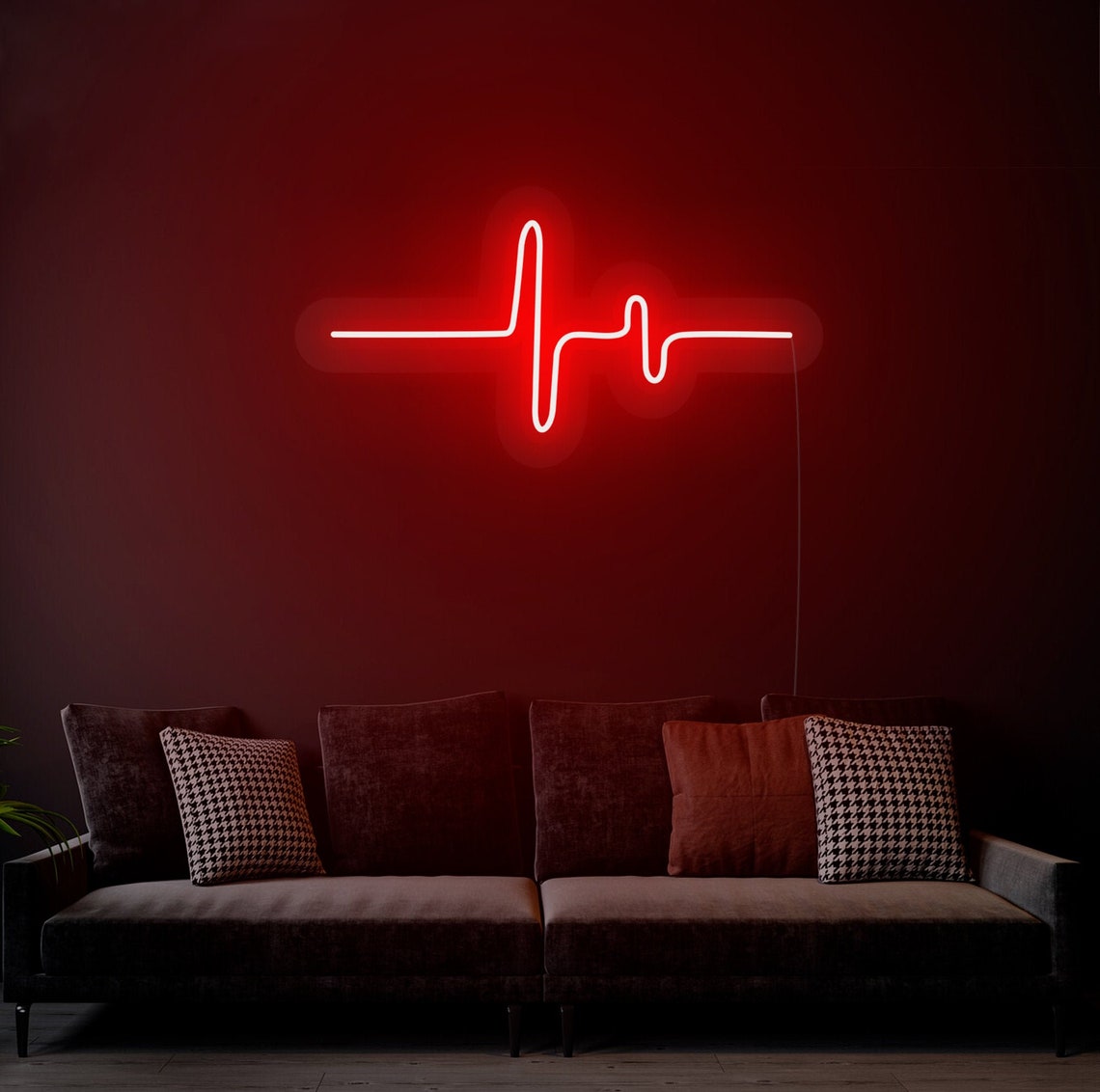 Pulse - LED Neon Sign, Interior Decor, Room Decor, Wall Decor, Custom ...