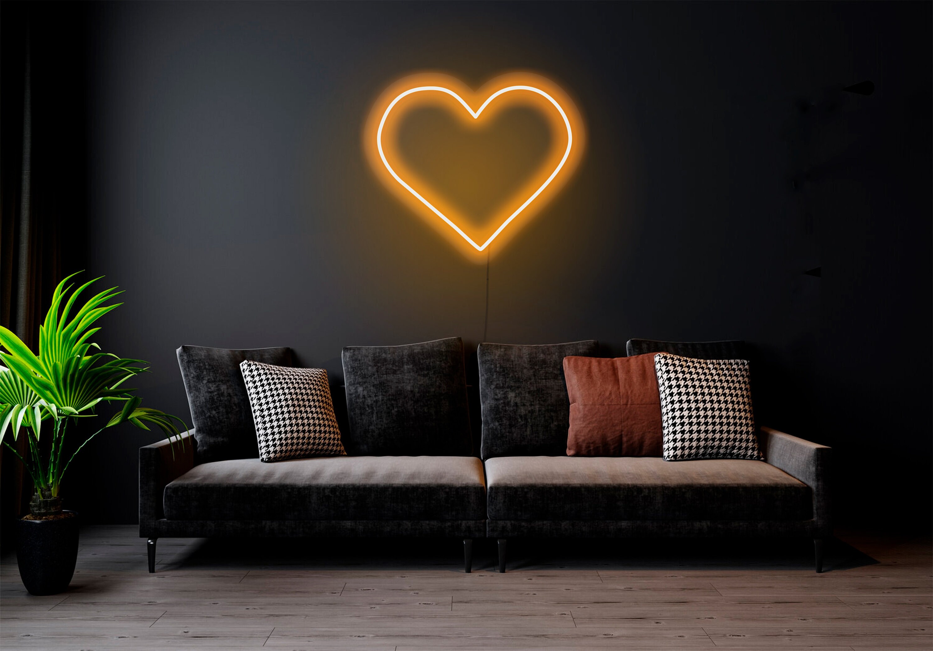 Heart LED Neon Sign Custom Neon Sign Neon Light up Sign - Etsy