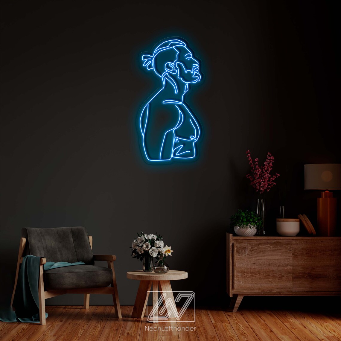 Male LED Neon Sign Custom Body Man Body Neon Sign Sexy - Etsy