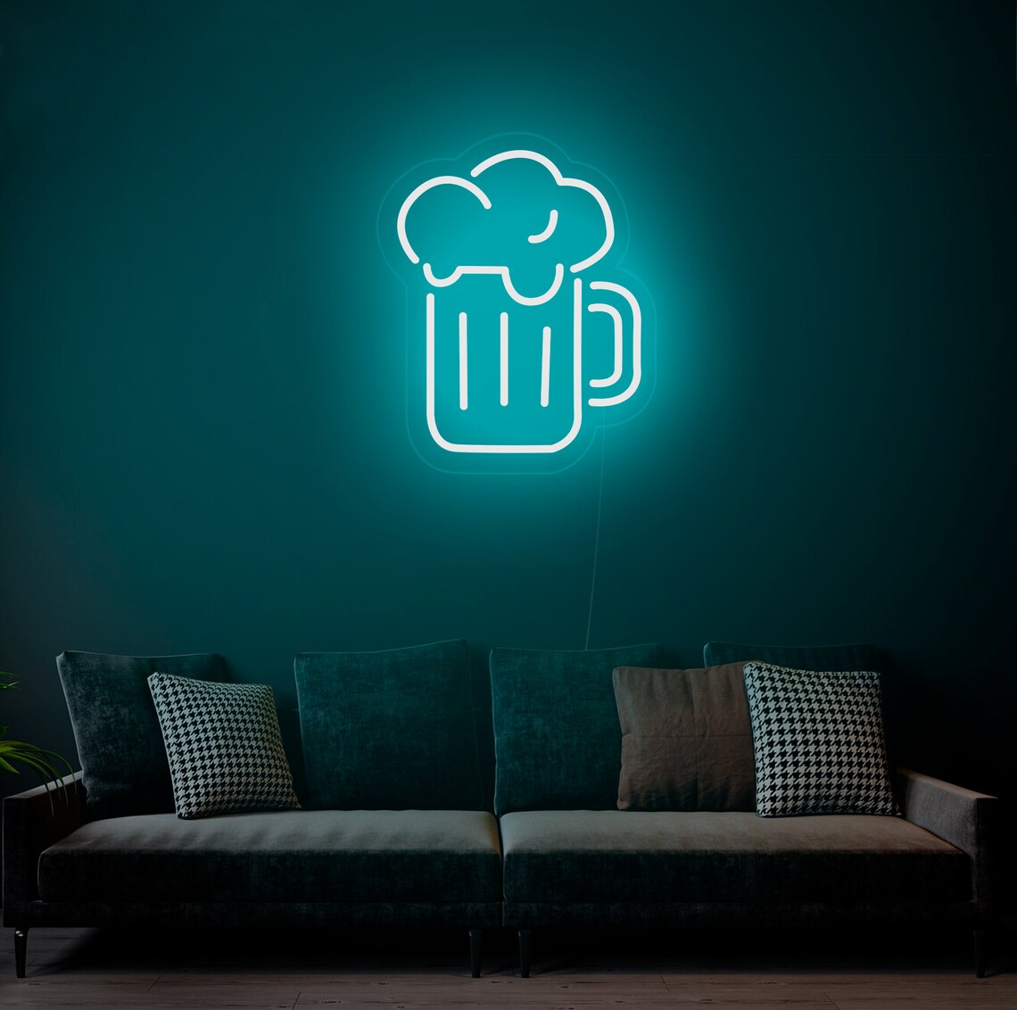 Beer LED Neon Sign Interior Decor Room Decor Wall Decor | Etsy