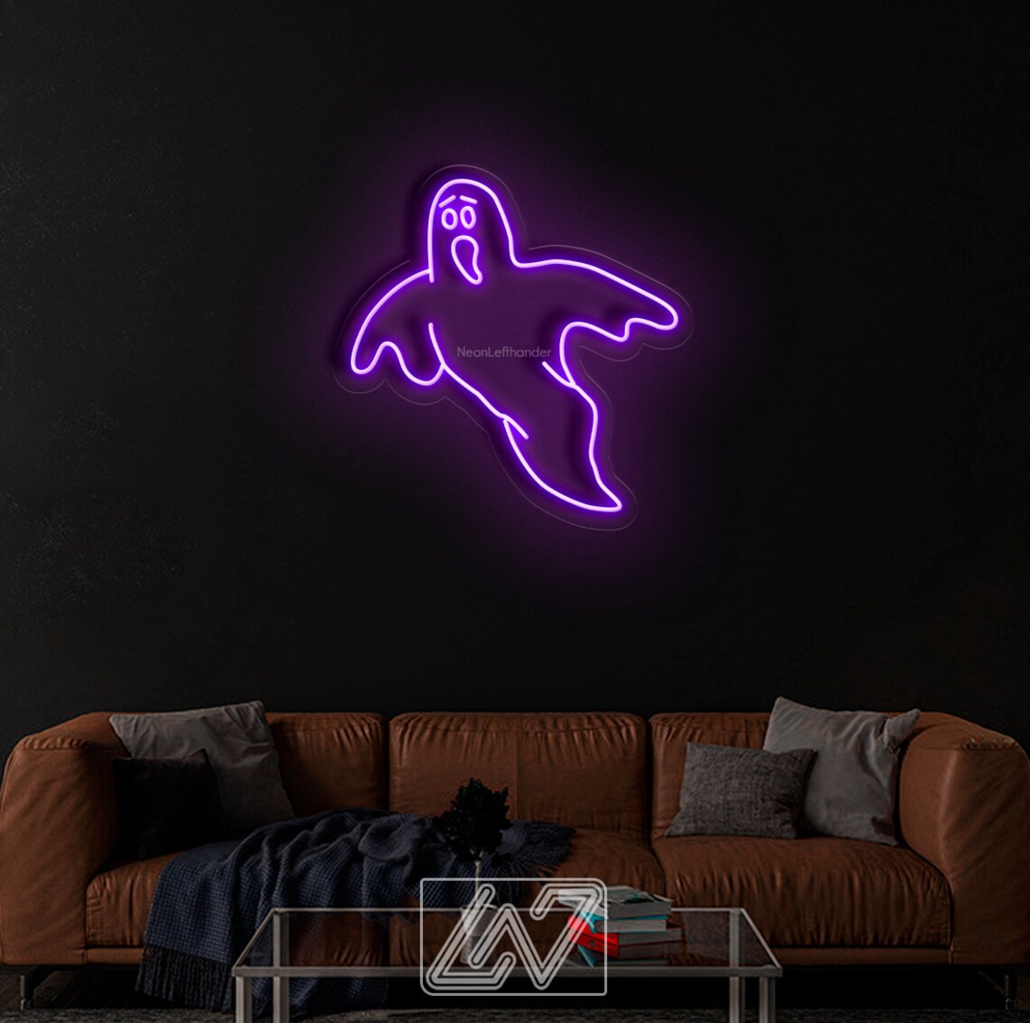Halloween Ghost - LED Neon Sign, Spooky Halloween Led Decor, Scary ...