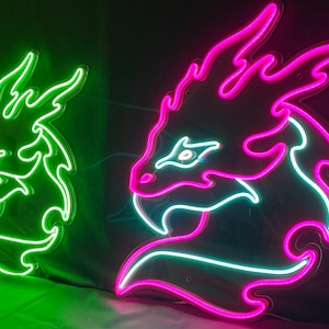 Dragon - LED Neon Sign, Interior Decor, Room Decor, Wall Decor, Custom ...