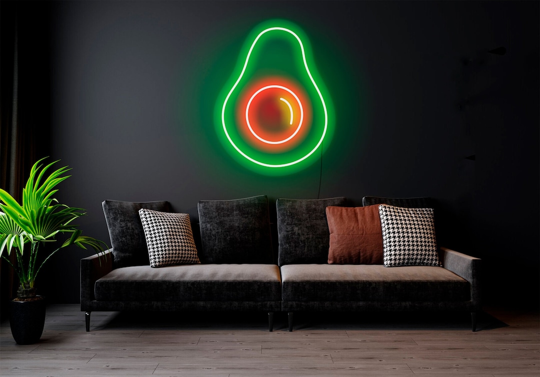 Avocado - LED Neon Sign, Wall Neon Decor, Custom Bedroom Decor, Led ...