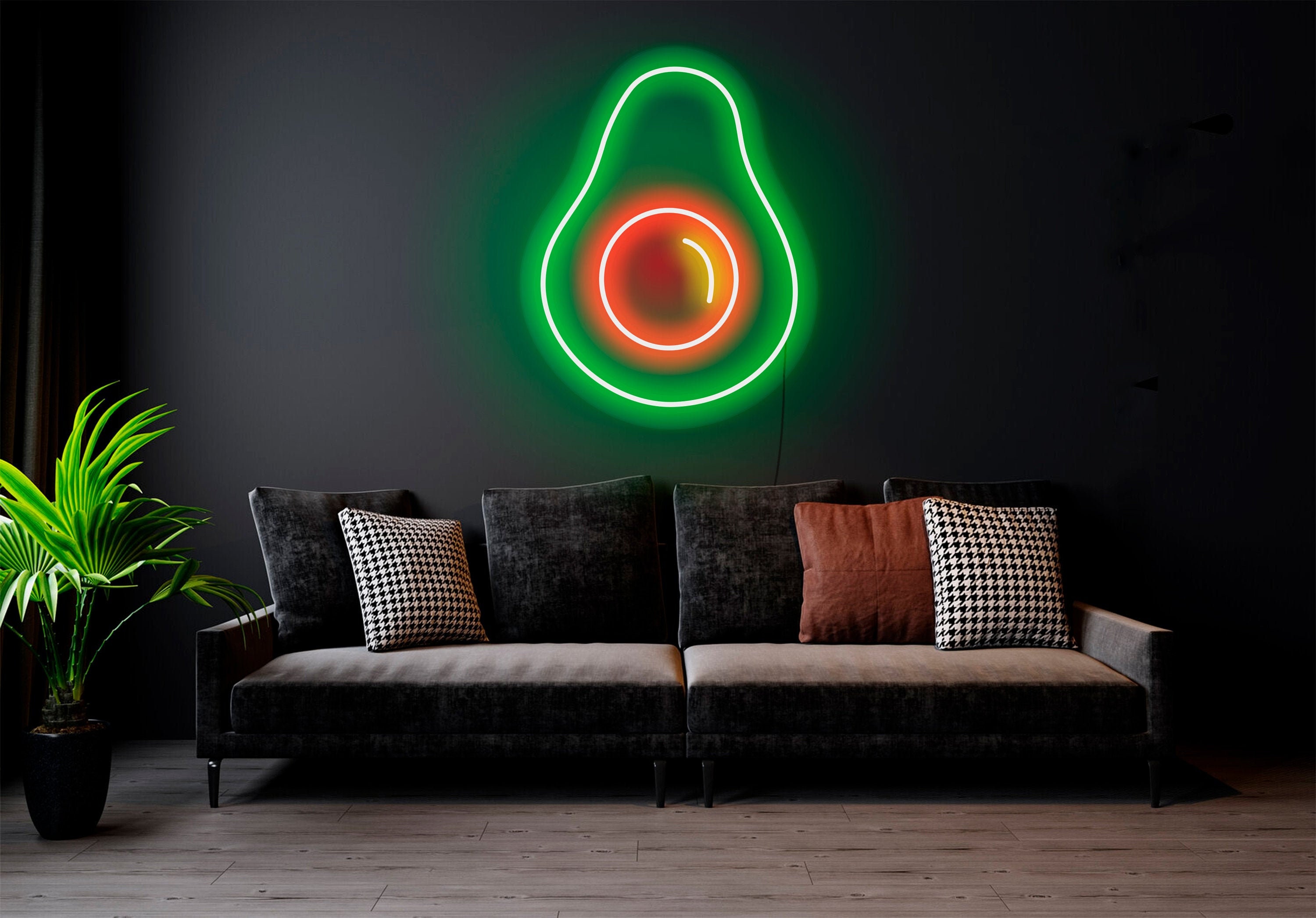 Avocado - LED Neon Sign, Wall Neon Decor, Custom Bedroom Decor, Led ...