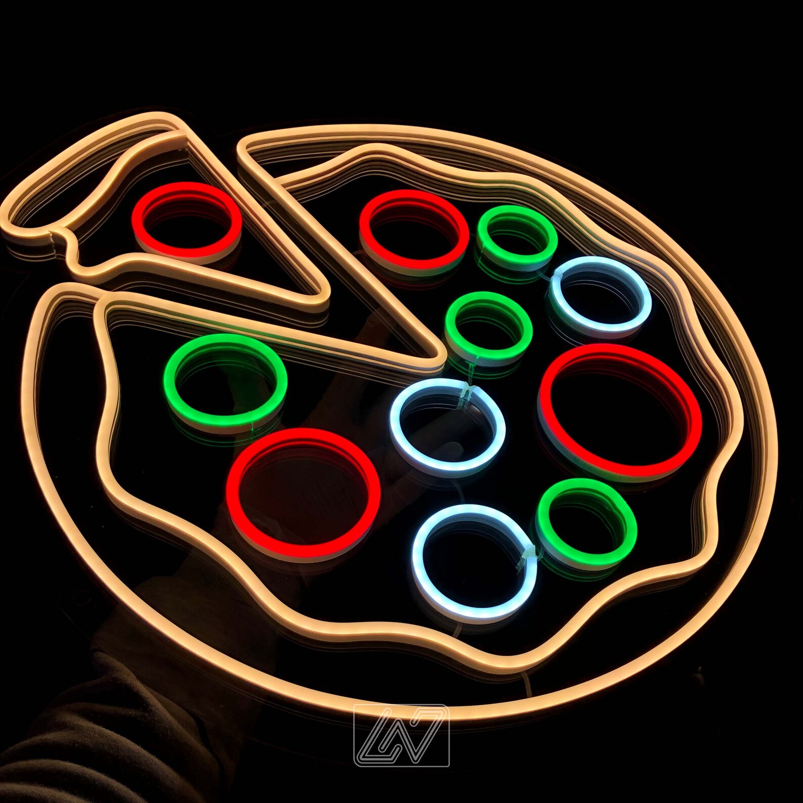 Pizza - LED Neon Sign, Wall Decor, Wall Sign, Neon Lights, Food Neon ...