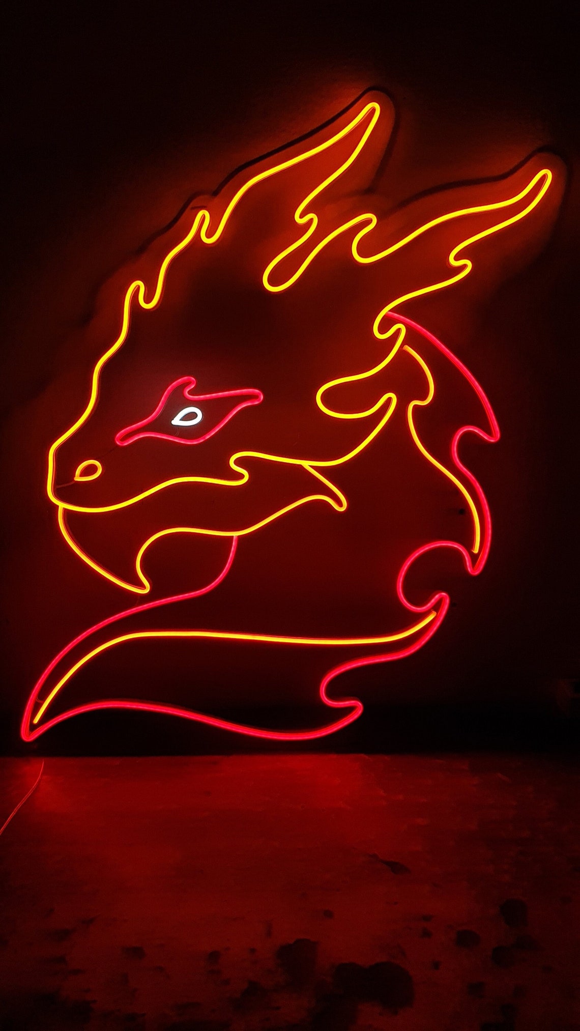 Dragon - LED Neon Sign, Interior Decor, Room Decor, Wall Decor, Custom ...