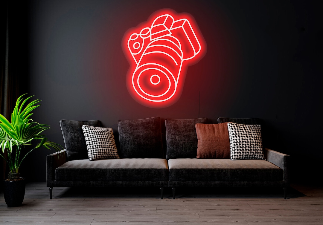 Photography - LED Neon Sign, Photography Camera Neon Light, Camera Sign ...