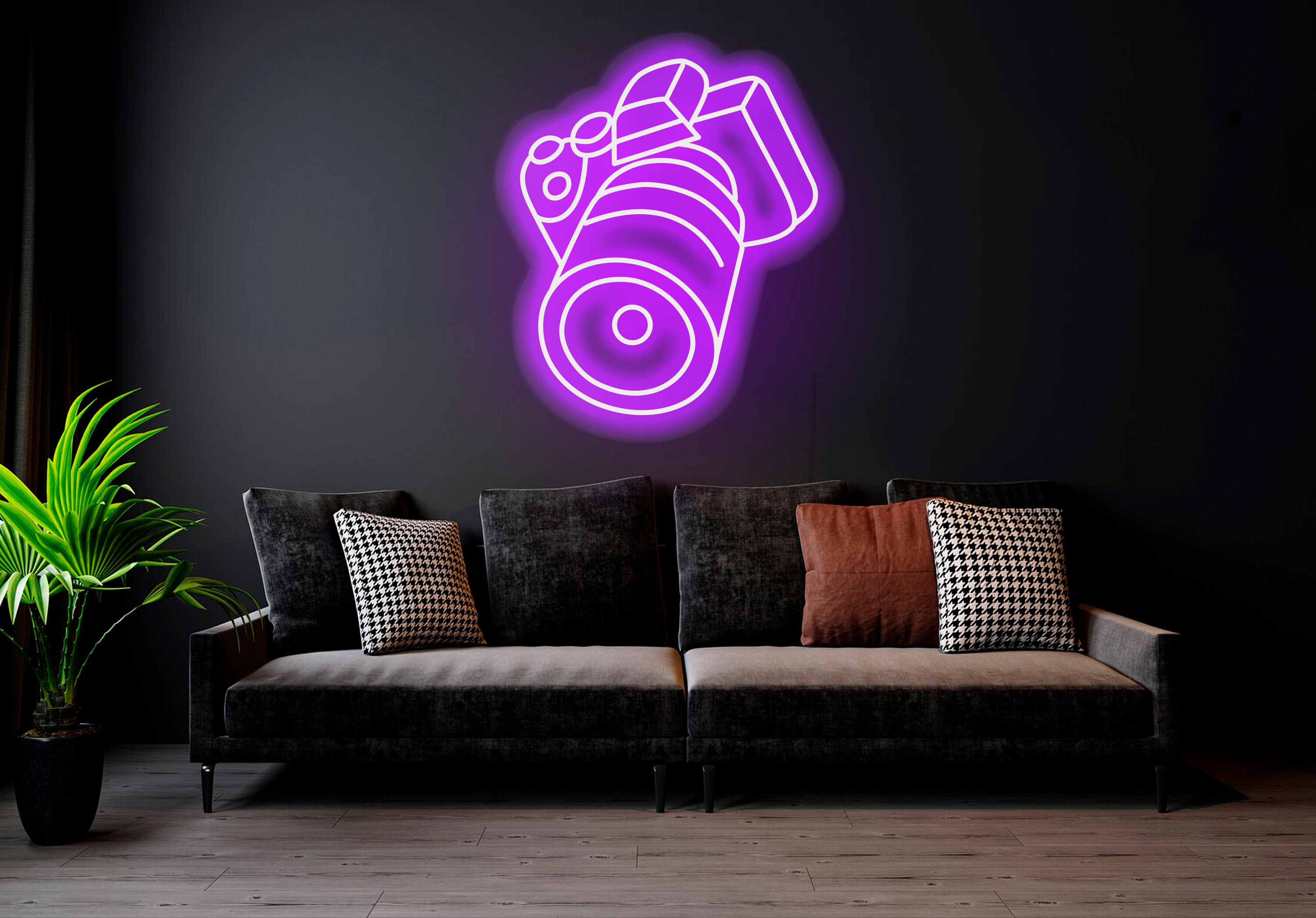 Fotografie LED Neon Schild Fotografie Kamera Neon Licht | Etsy