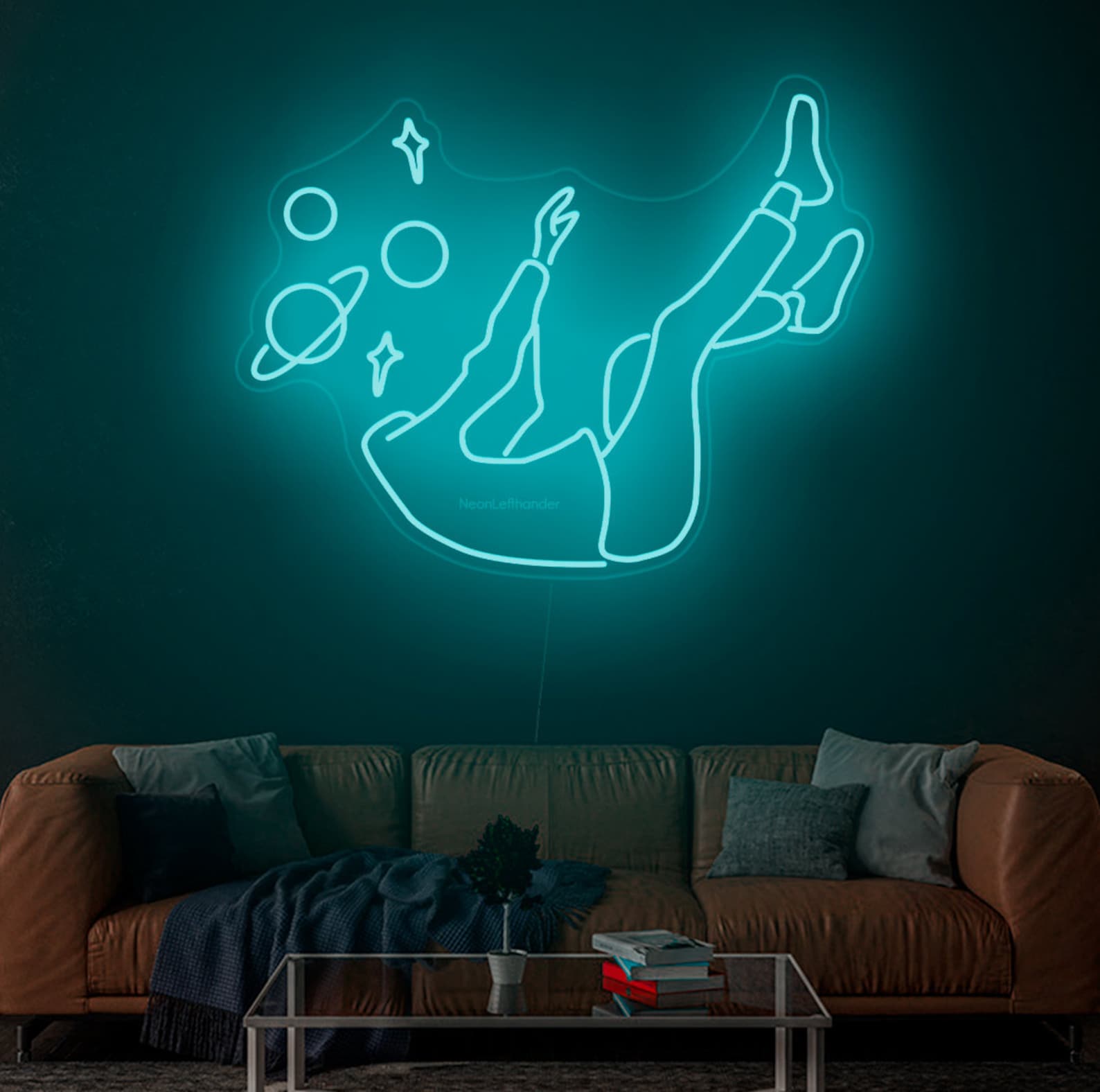 Space Head LED Neon Sign Interior Decor Room Decor Wall - Etsy