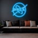 Nasa Logo LED Neon Sign, Nasa Neon Sign, Nasa Neon Light, Nasa Led Sign ...