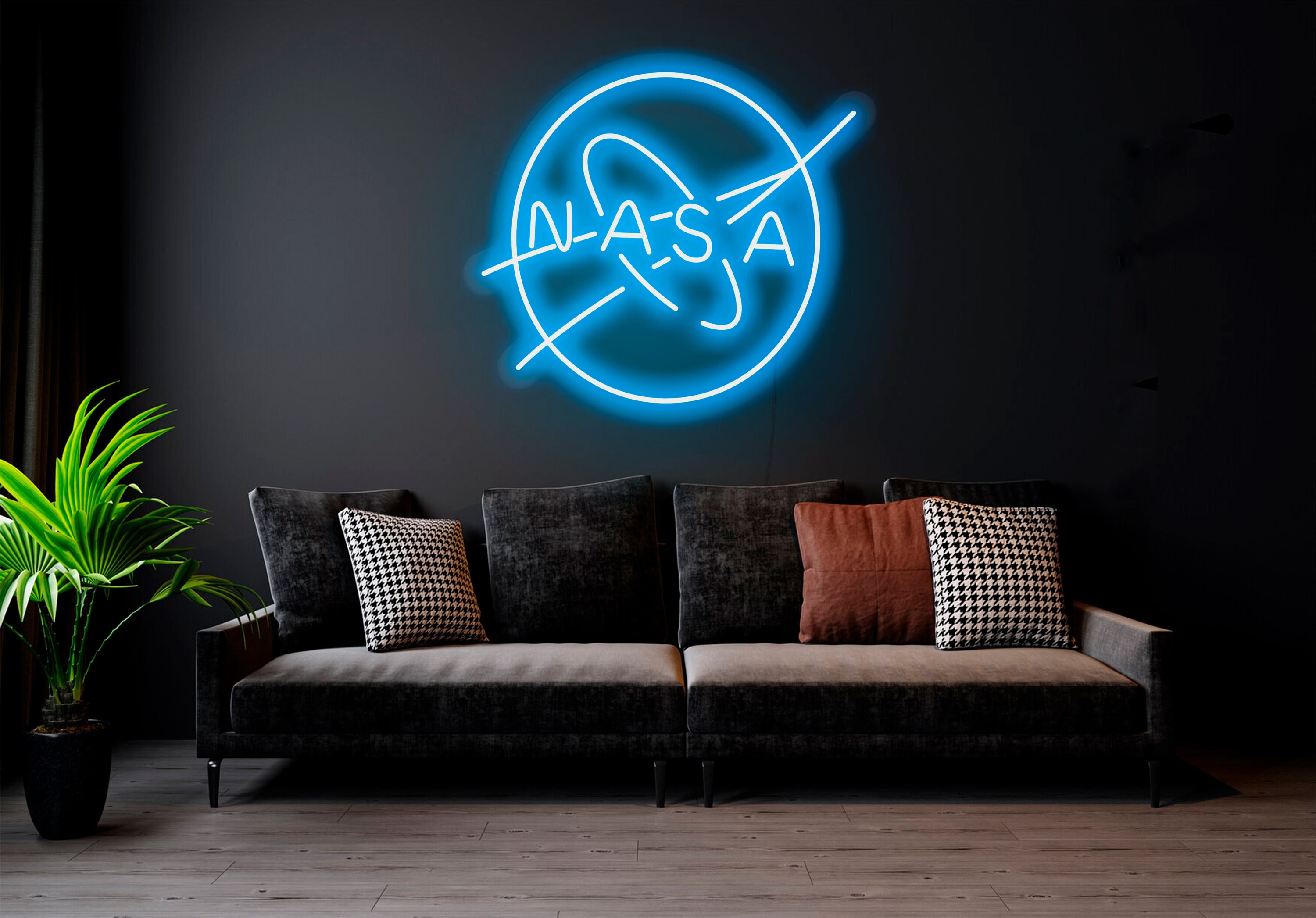Nasa Logo LED Neon Sign Nasa Neon Sign Nasa Neon Light | Etsy