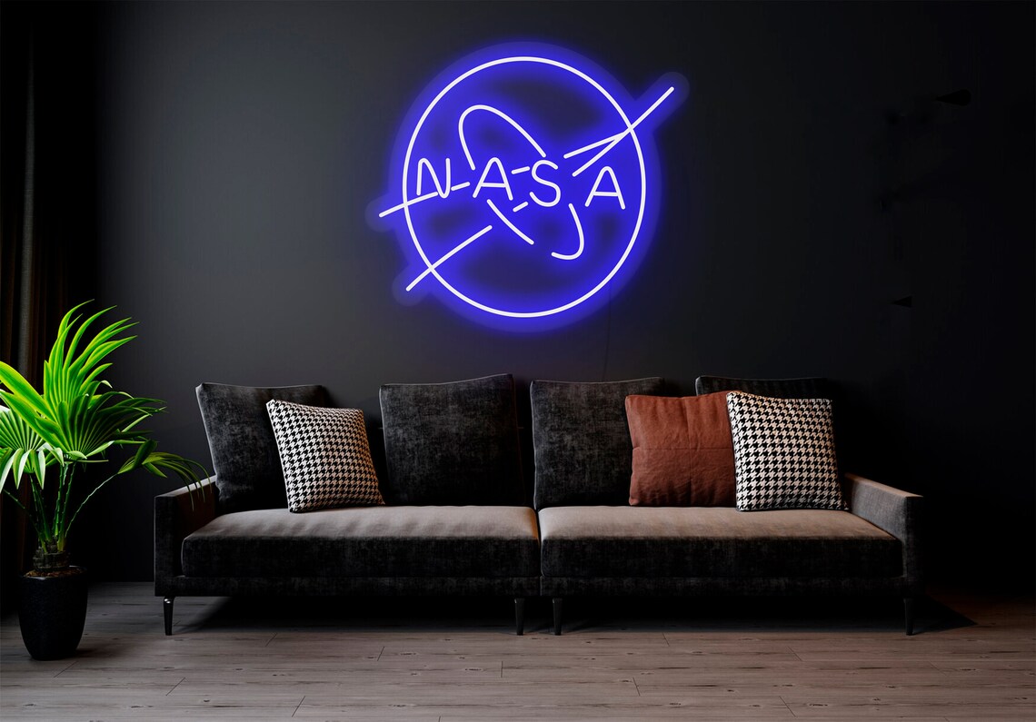 Nasa Logo LED Neon Sign Nasa Neon Sign Nasa Neon Light | Etsy