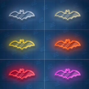 Bat - LED Neon Sign, Spooky Halloween Led Decor, Scary Halloween ...