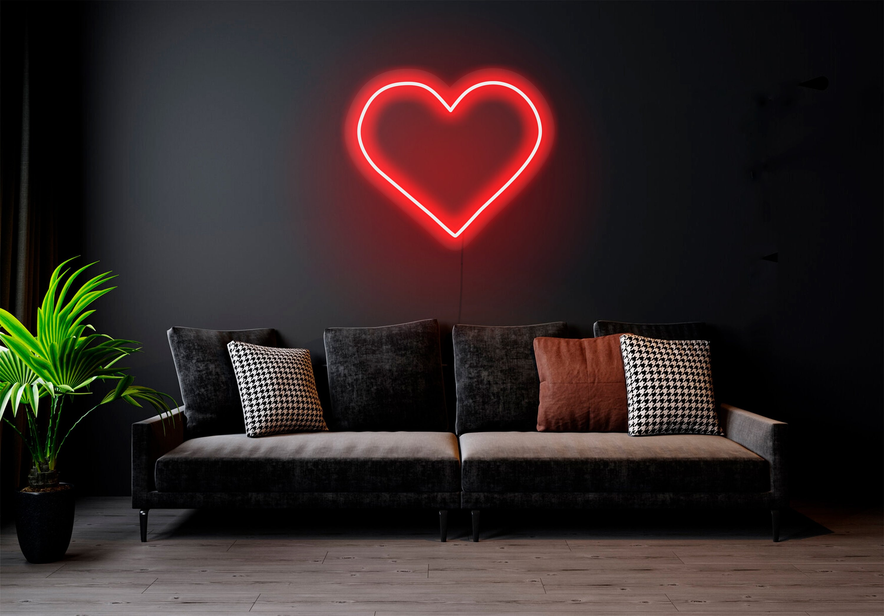 Heart LED Neon Sign Custom Neon Sign Neon Light up Sign - Etsy