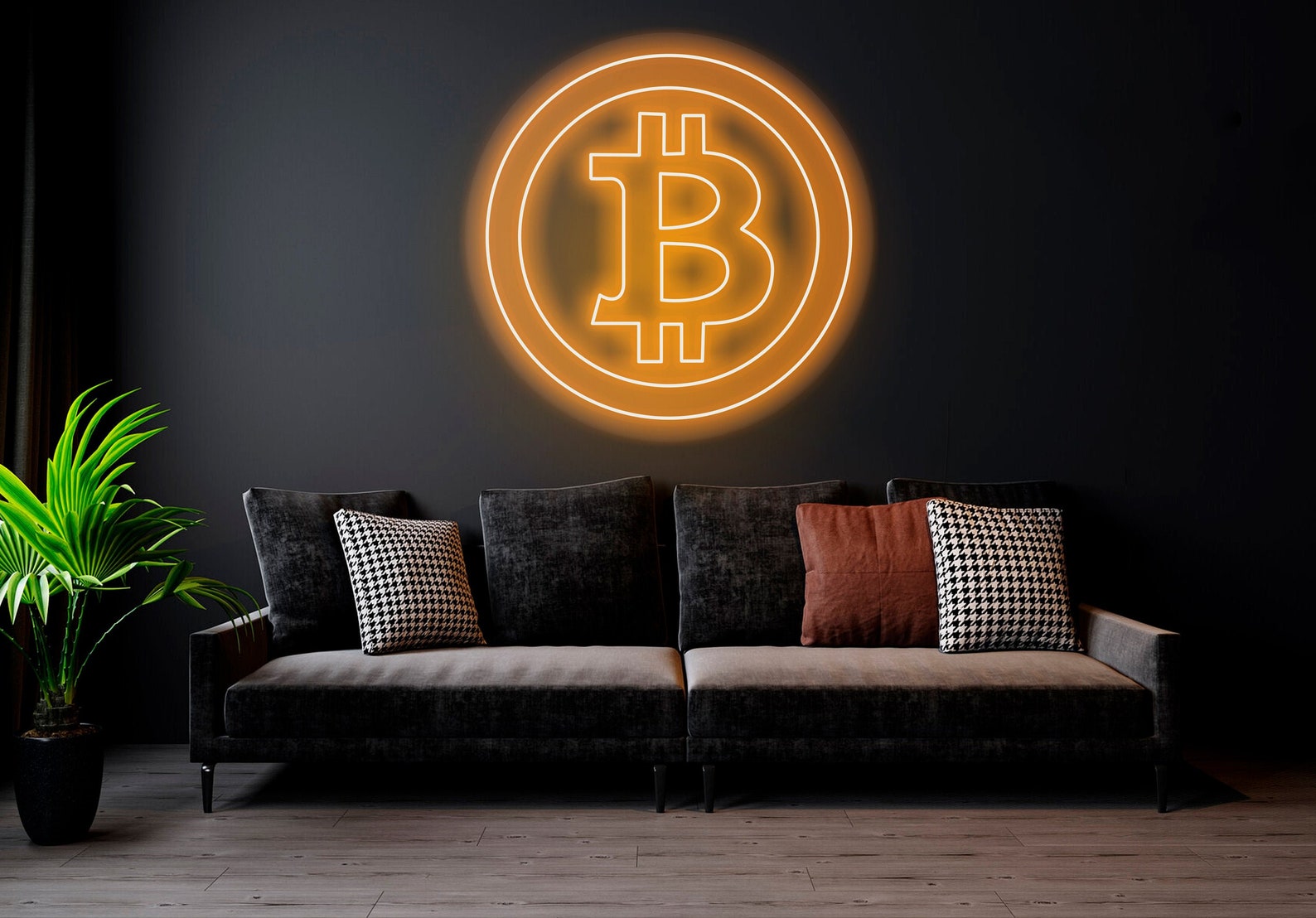 Bitcoin LED Neon Sign Bedroom Neon Sign Crypto Neon Sign - Etsy