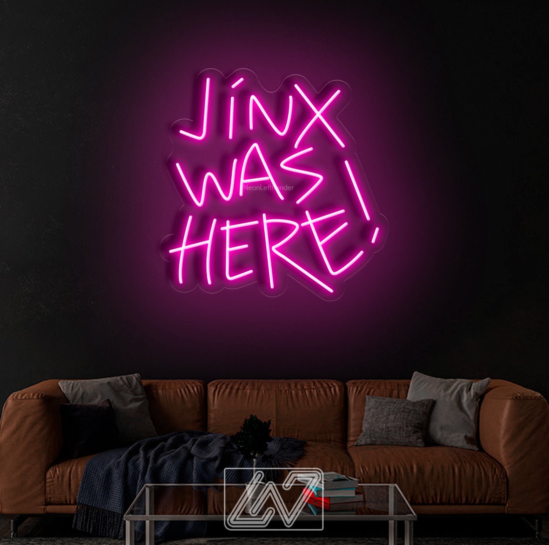 Jinx Was Here | Arcane - LED Neon Sign, Cartoon Neon Sign ...