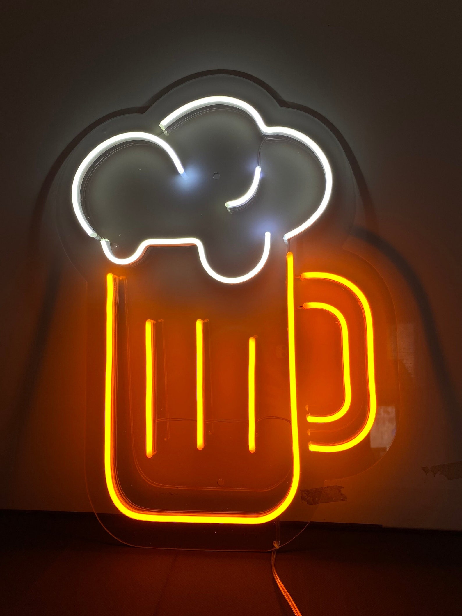 Beer - LED Neon Sign, Interior Decor, Room Decor, Wall Decor, Custom ...