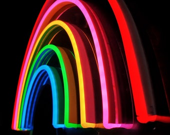 Neon Rainbow Wall Sign - Etsy
