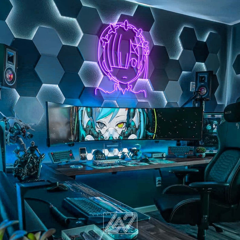 Anime Character LED Neon Signanime Neon Signanime - Etsy