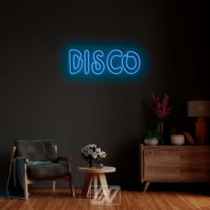 Disco Neon Sign - LED Neon Sign,disco Neon Light,disco Sign,music Neon ...