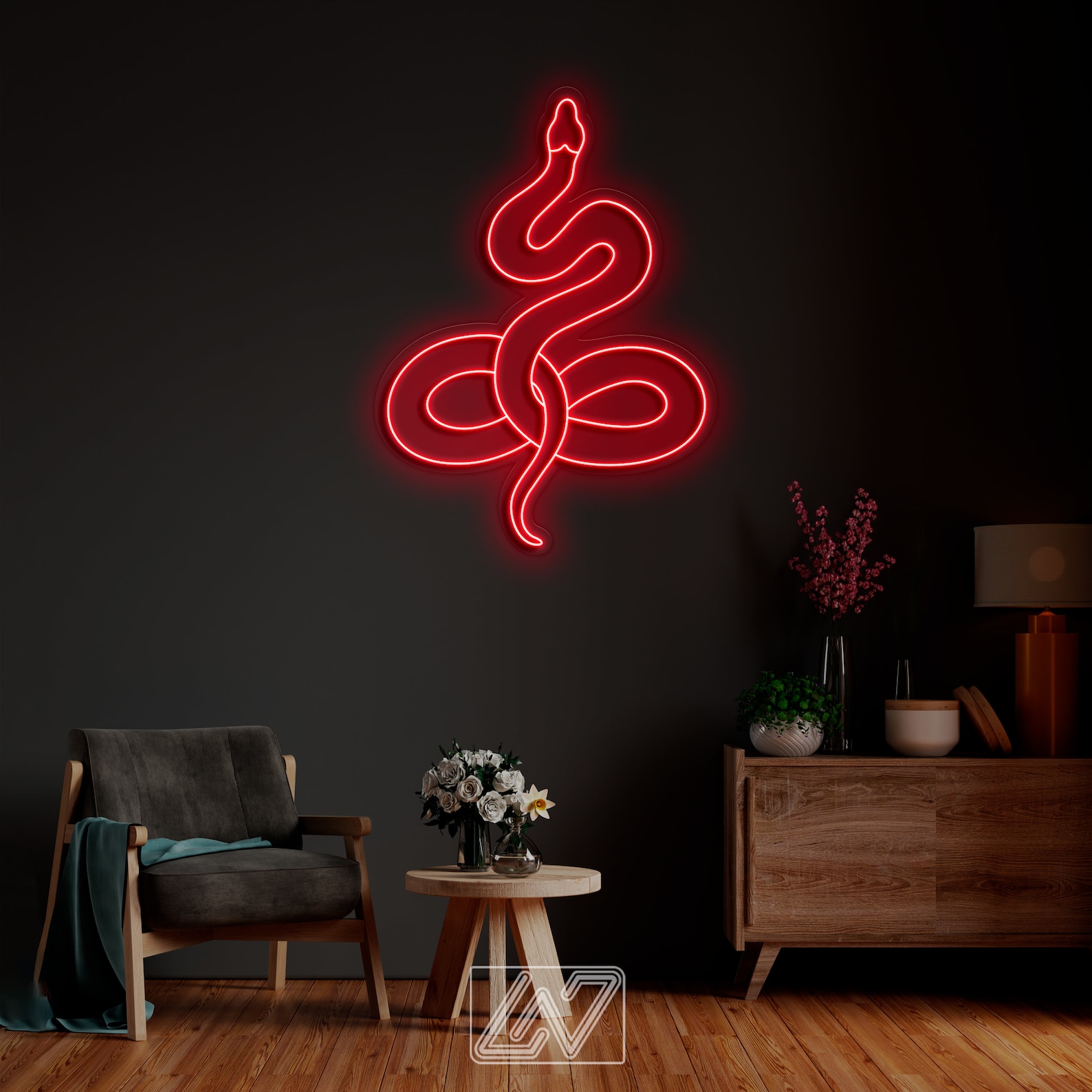 Snake LED Neon Sign Animal Neon Sign Custom Neon Sign - Etsy