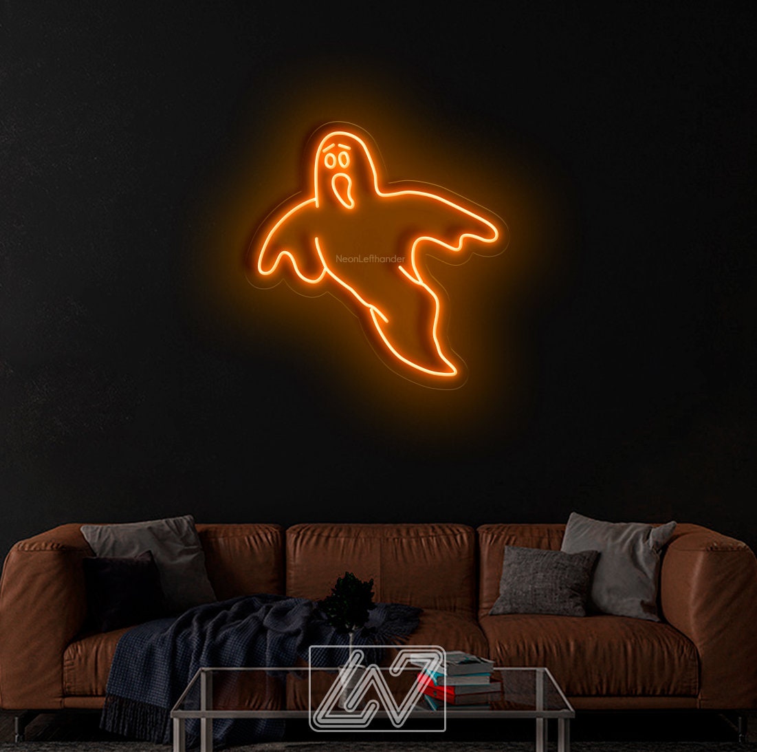 Halloween Ghost - LED Neon Sign, Spooky Halloween Led Decor, Scary ...