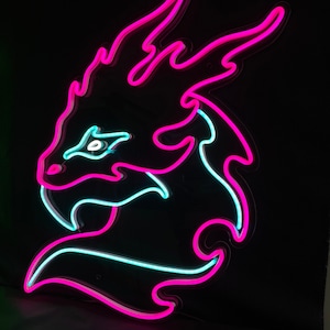Dragon - LED Neon Sign, Interior Decor, Room Decor, Wall Decor, Custom ...