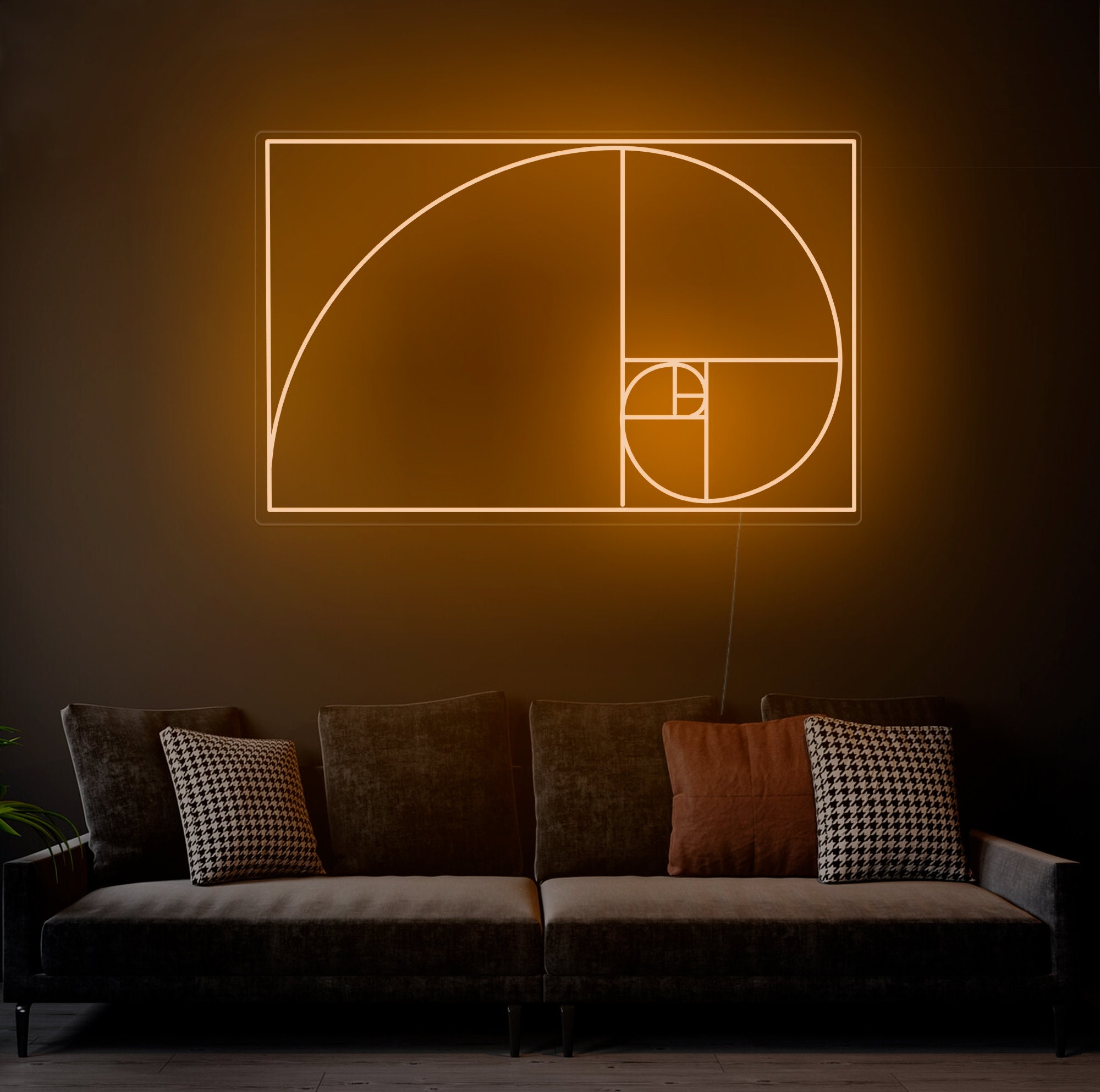 Golden Ratio - LED Neon Sign, Interior Decor, Room Decor, Wall Decor ...