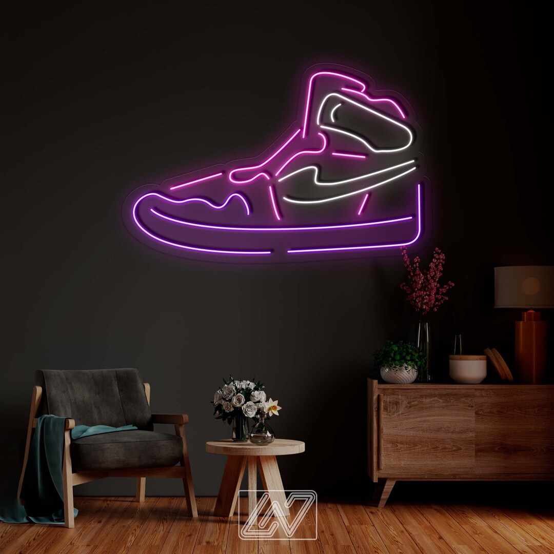 Sneaker 3.0 - Neon Sign, Sneakerhead Room Led Sign, Shoes Led Sign ...