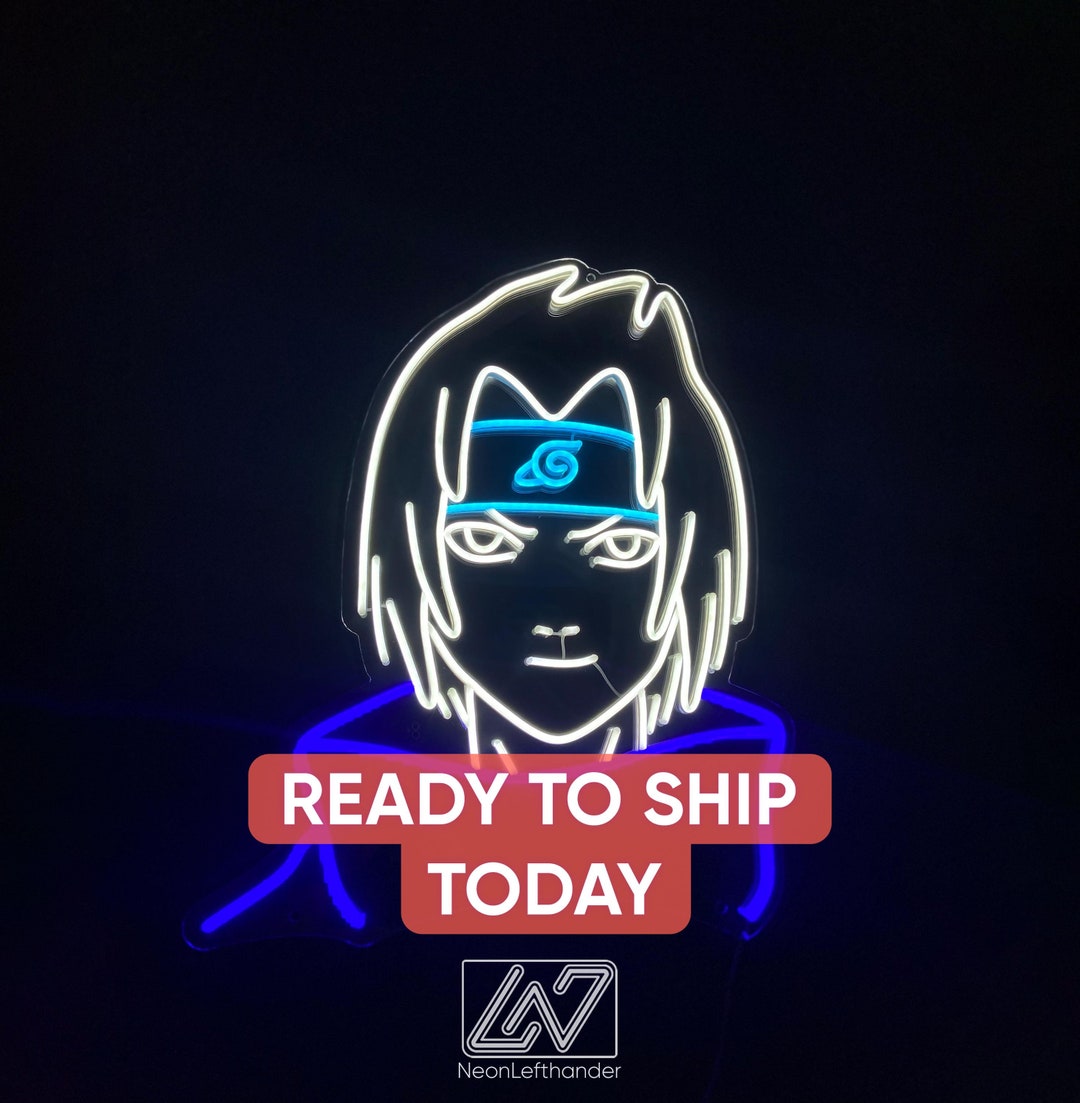 Anime Character LED Neon Anime Wall Art, Anime, Cartoon Character, Game ...