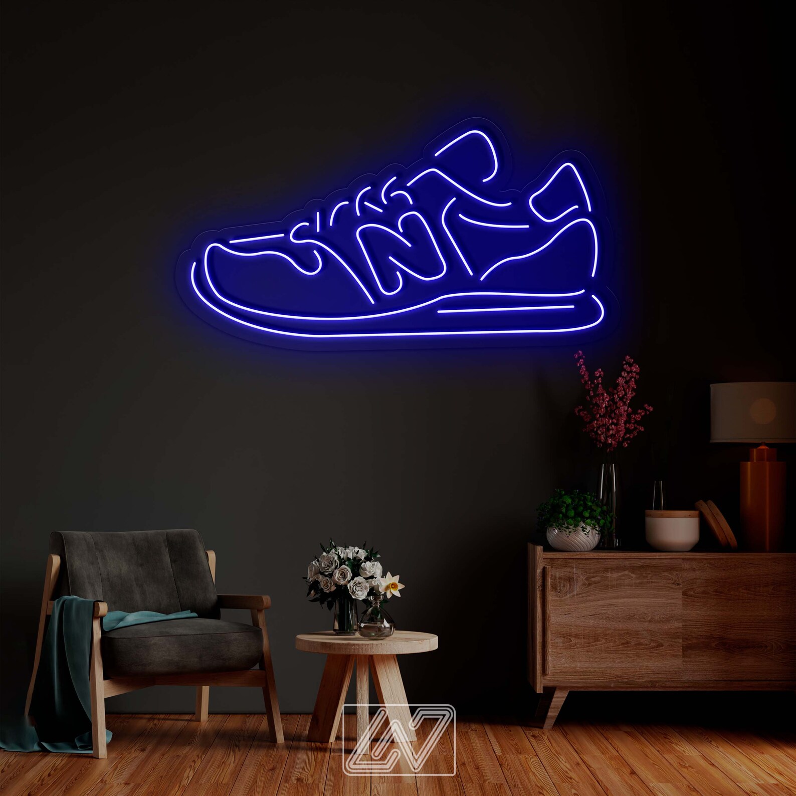 Sneaker - Neon Sign, Sneakerhead Room Led Sign, Shoes Led Sign, Sneaker ...
