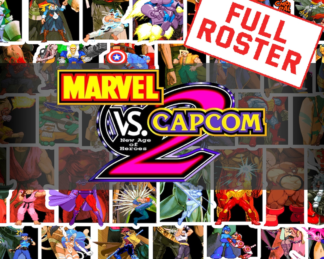 Mvc2 FULL ROSTER Stickers - Etsy