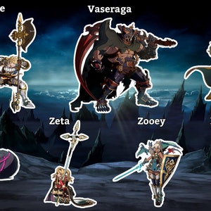 Granblue Fantasy GBVSR FULL ROSTER Stickers - Etsy