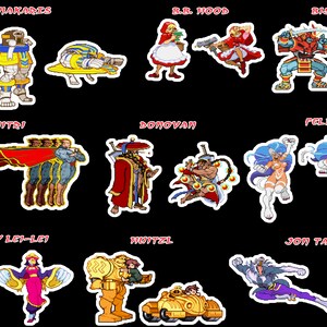 Darkstalkers FULL ROSTER Stickers - Etsy