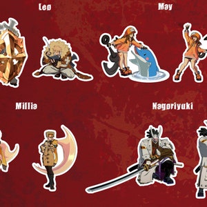 Guilty Gear Strive FULL ROSTER Stickers - Etsy