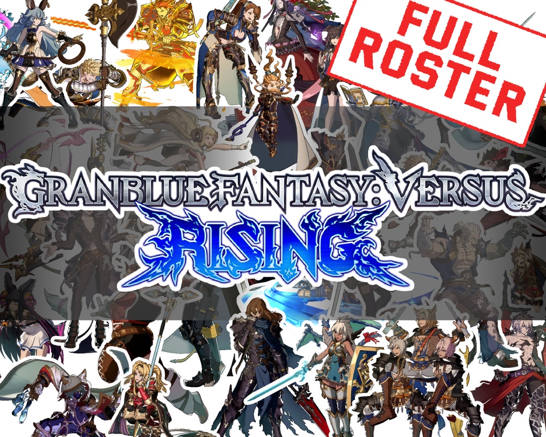 Granblue Fantasy GBVSR FULL ROSTER Stickers - Etsy