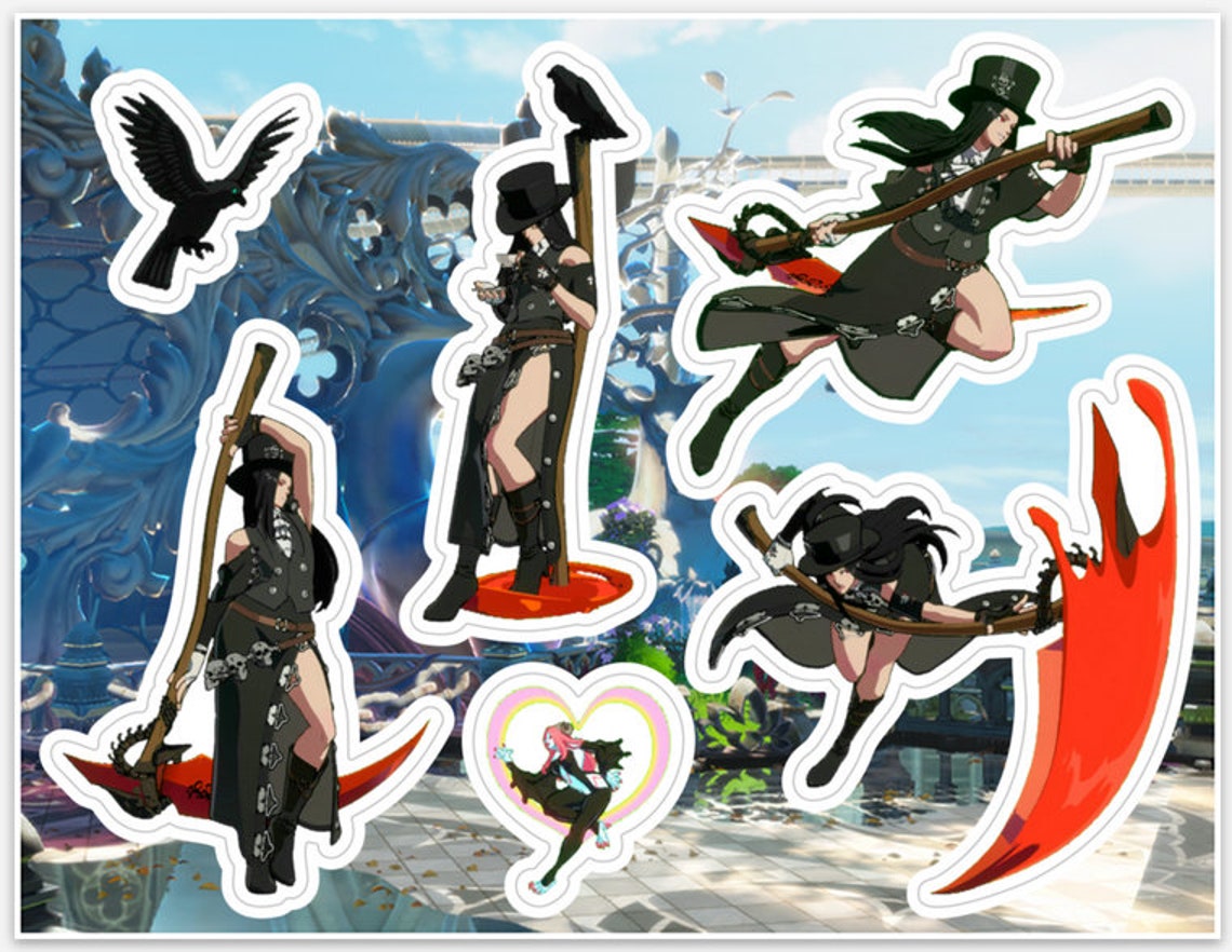 Testament guilty Gear Strive Sticker Sheet - Etsy