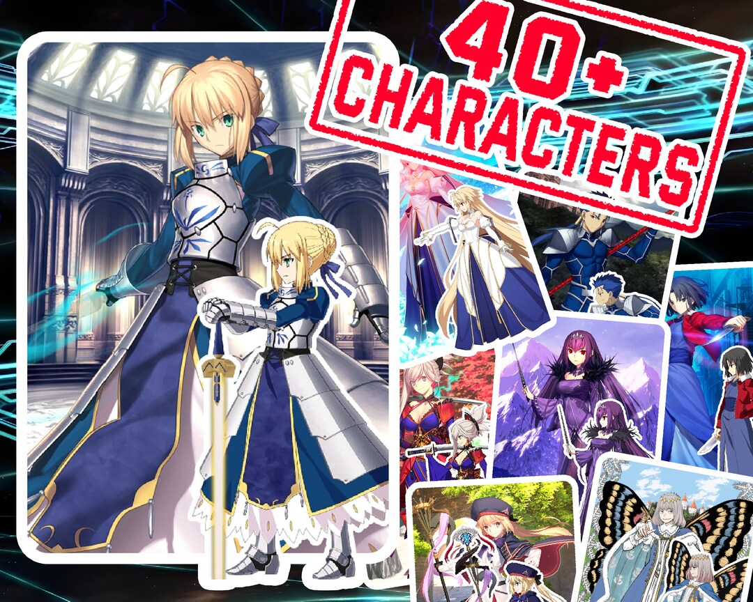 Fate Series/fgo Character Stickers - Etsy