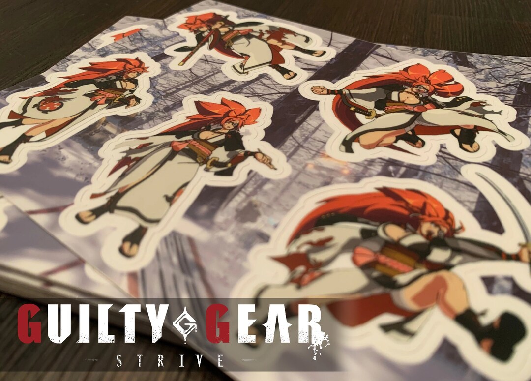Baiken guilty Gear Strive Sticker Sheet - Etsy Canada
