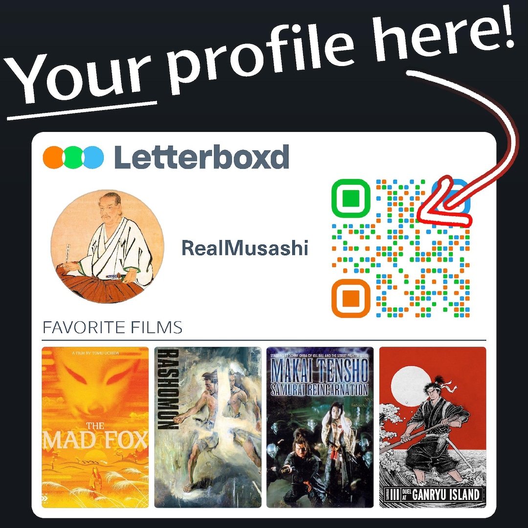 Letterboxd CUSTOM Profile Sticker - Etsy