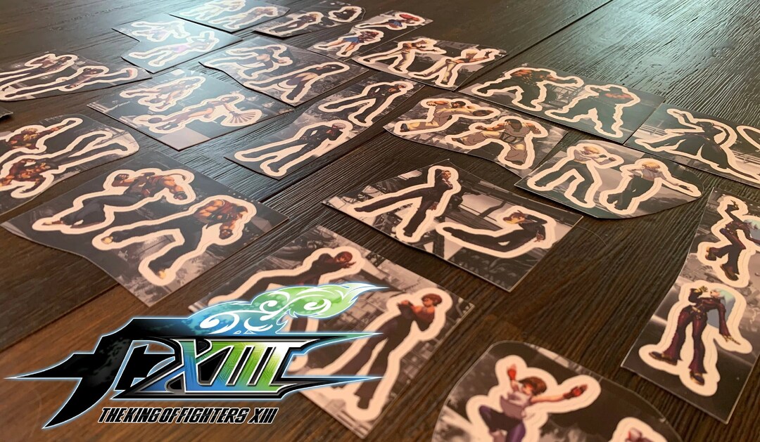 Kof XIII Double Stickers || Pegatinas Dobles De Kof XIII - Etsy