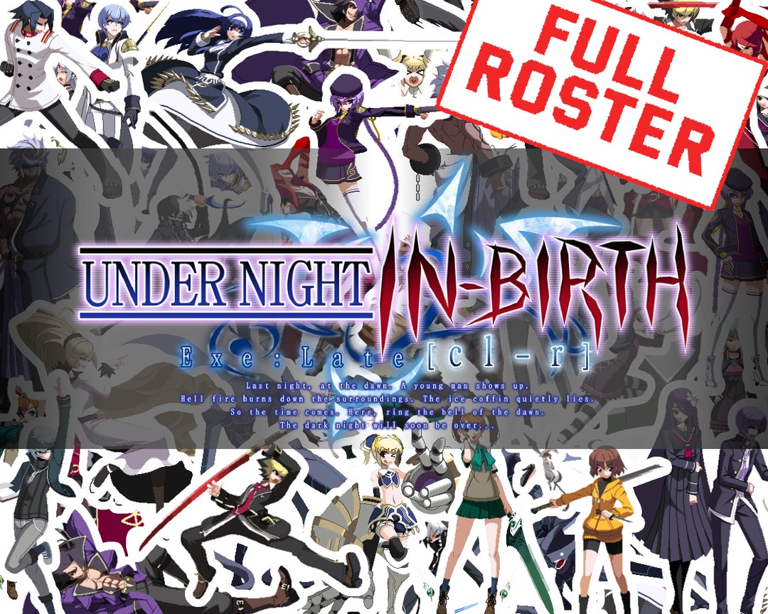 Under Night FULL ROSTER Stickers - Etsy