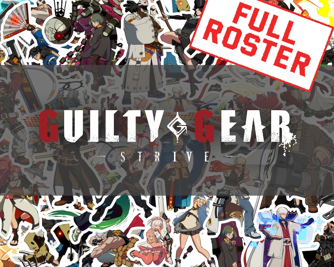 Guilty Gear Strive FULL ROSTER Stickers - Etsy