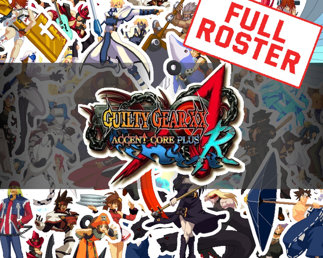 GGXX/+R FULL ROSTER Stickers - Etsy
