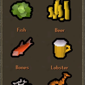 OSRS Iconic Items Stickers - Etsy